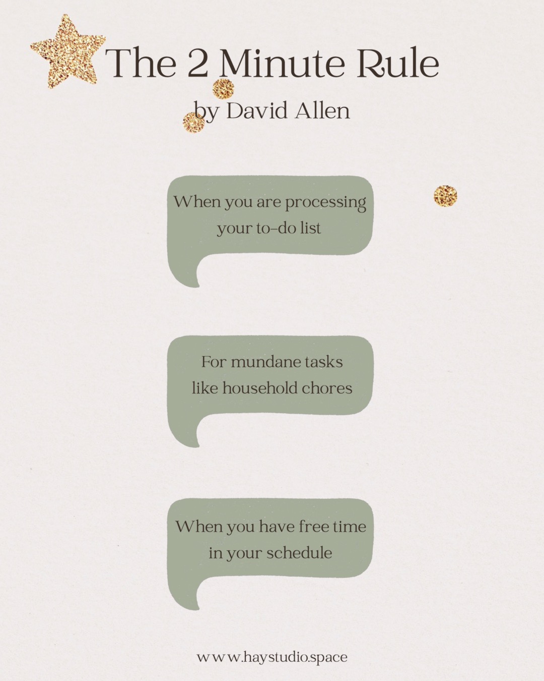 3 Simple Productivity Tips to Help You Stop Procrastinating ⋆ HAY studio