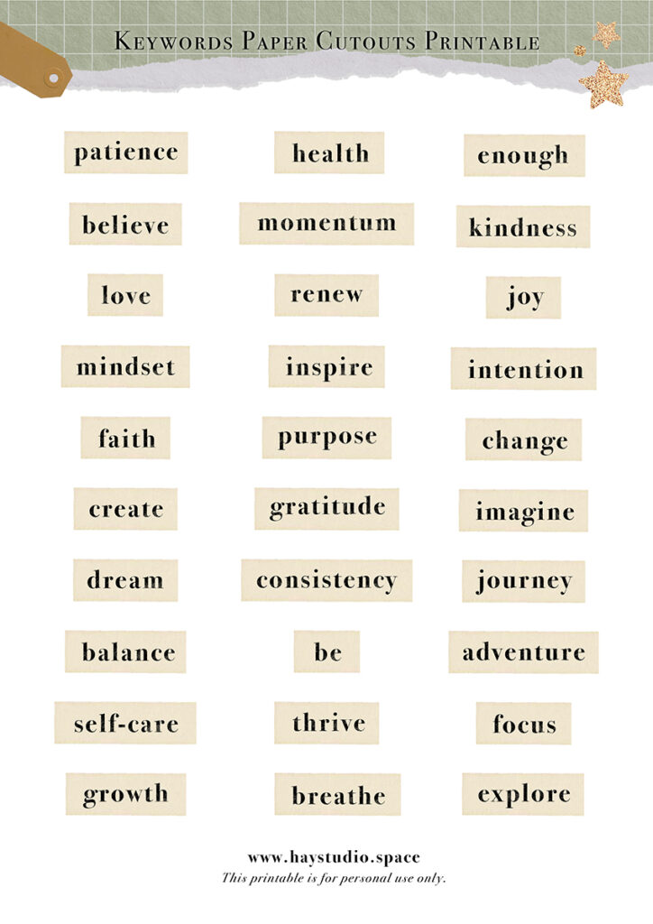 2021 Vision Board Tutorial: 5 Beginner-Friendly Steps (Free Printable ...