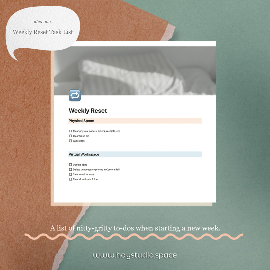 5 Notion Page Ideas to Organise Your Life (Free Template!) ⋆ HAY studio
