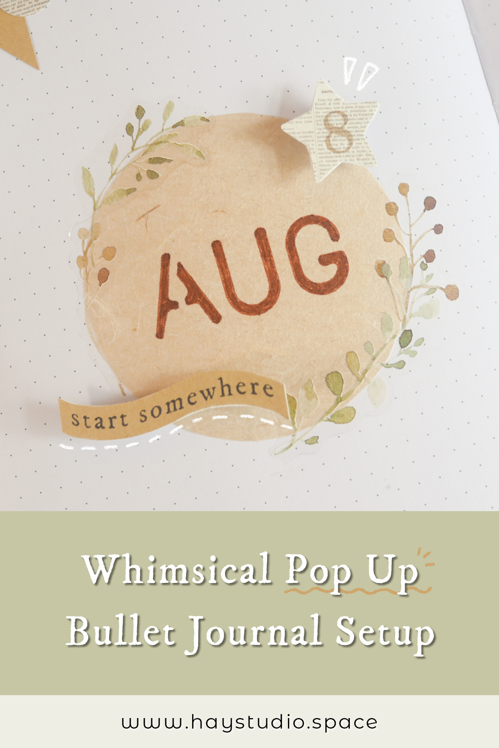 Whimsical Pop Up Bullet Journal Setup (Free Printable) ⋆ HAY studio