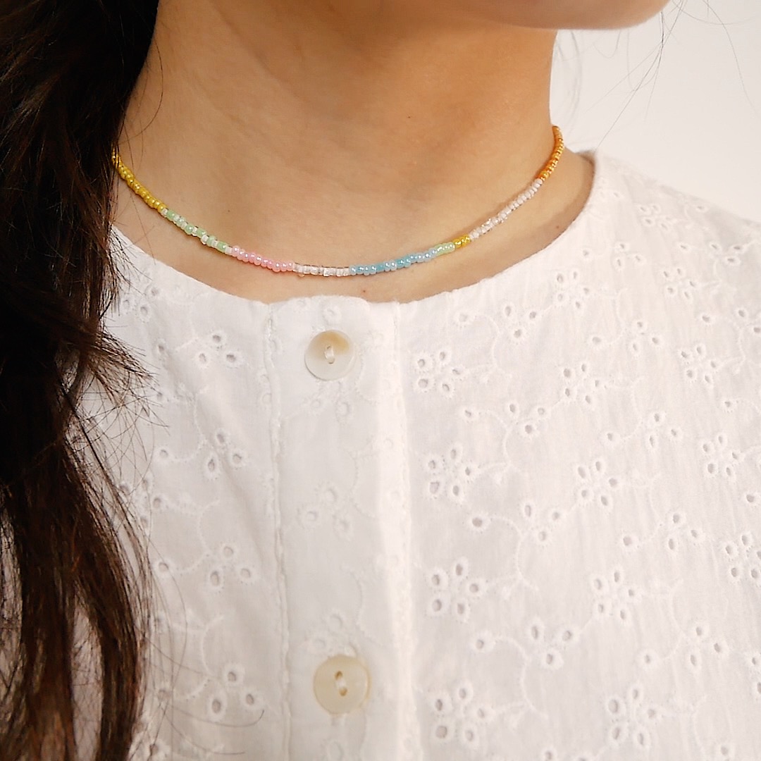 Easy Aesthetic DIY Beaded Necklaces Inspired by Pinterest ⋆ HAY studio
