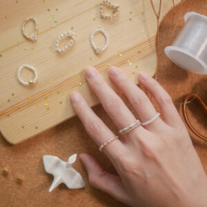 DIY Beaded Rings - Easy Tutorial for 4 Minimal Designs ⋆ HAY studio