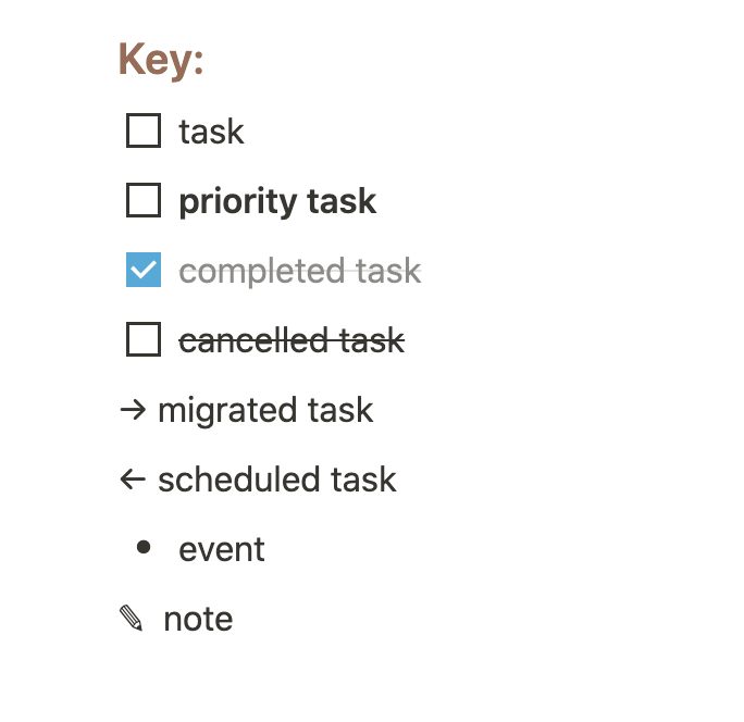 How to Create a Notion Bullet Journal (Free Notion Template) ⋆ HAY studio