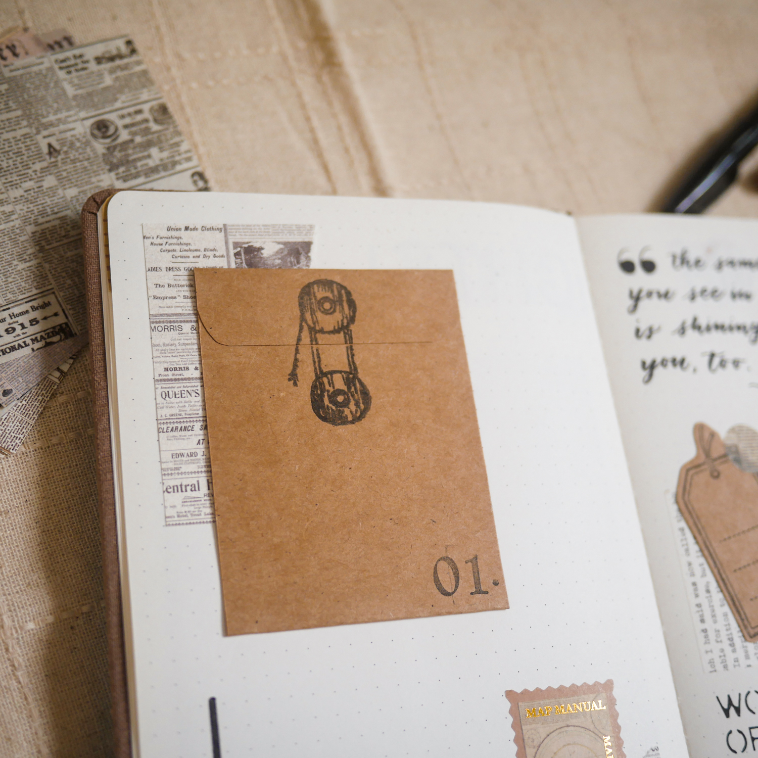 January Bullet Journal Setup - Vintage Stationery Theme ⋆ HAY studio