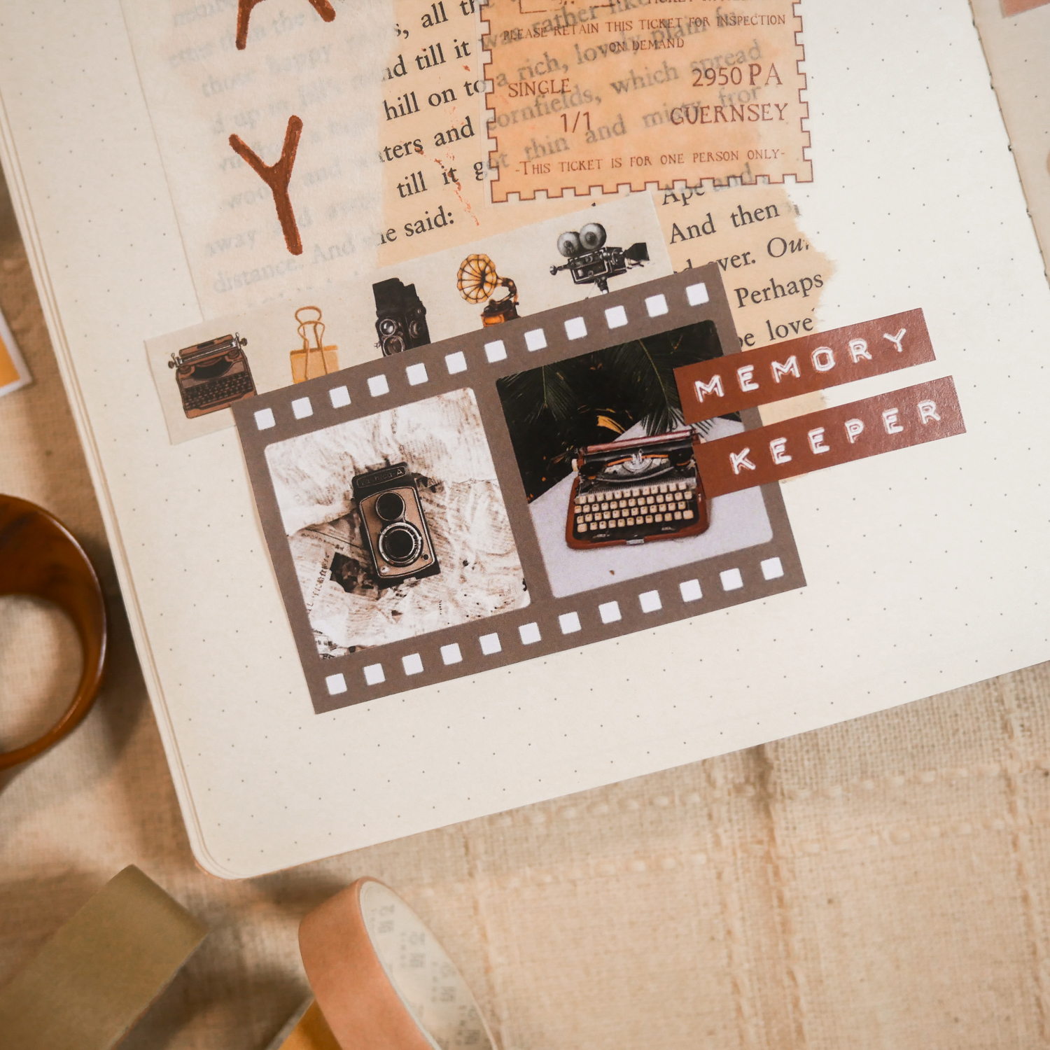 May Bullet Journal Setup - Vintage Memories Theme (Free Printable!) ⋆ ...