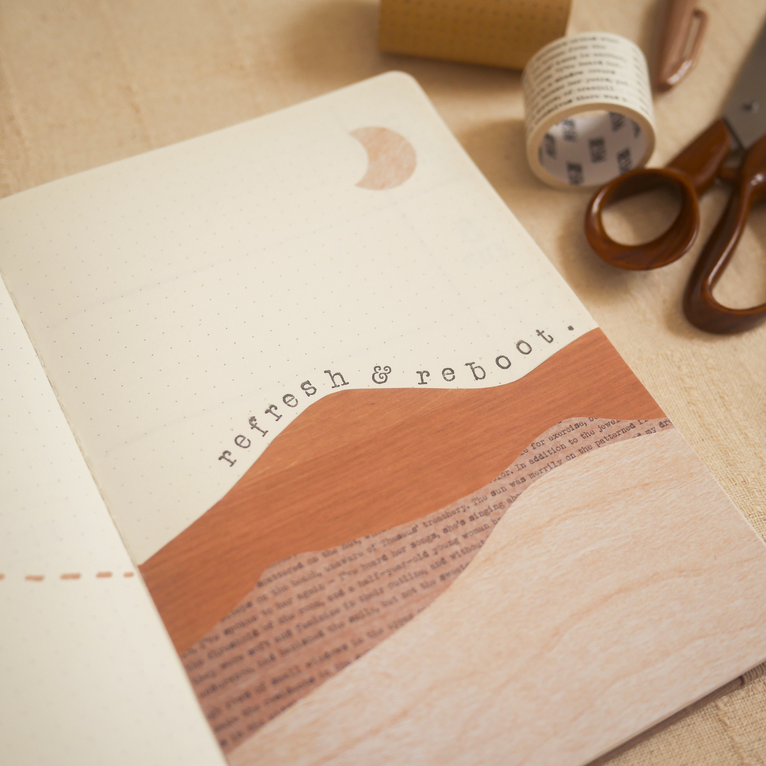 July Bullet Journal Setup - Boho Theme (Free Printable!) ⋆ HAY studio