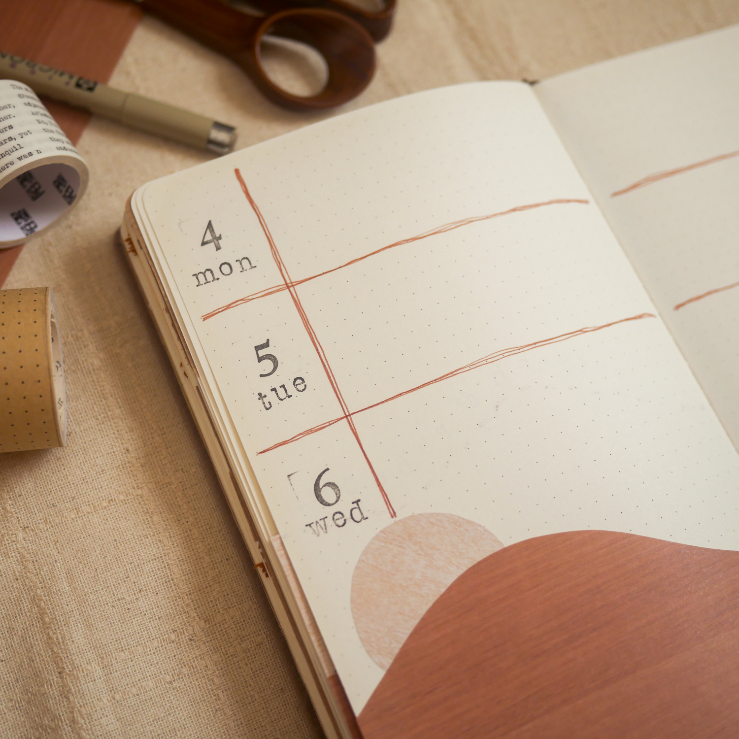 July Bullet Journal Setup - Boho Theme (Free Printable!) ⋆ HAY studio