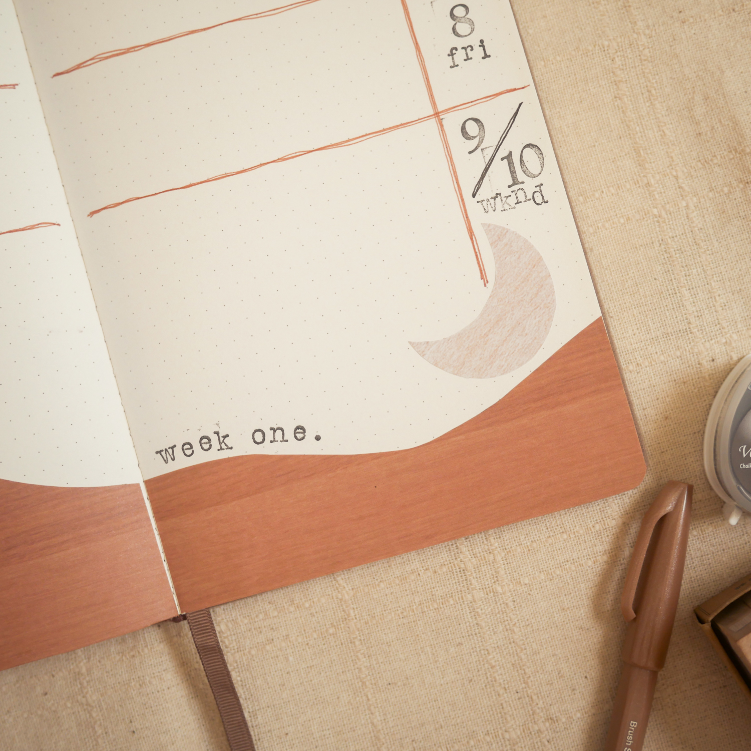 July Bullet Journal Setup - Boho Theme (Free Printable!) ⋆ HAY studio