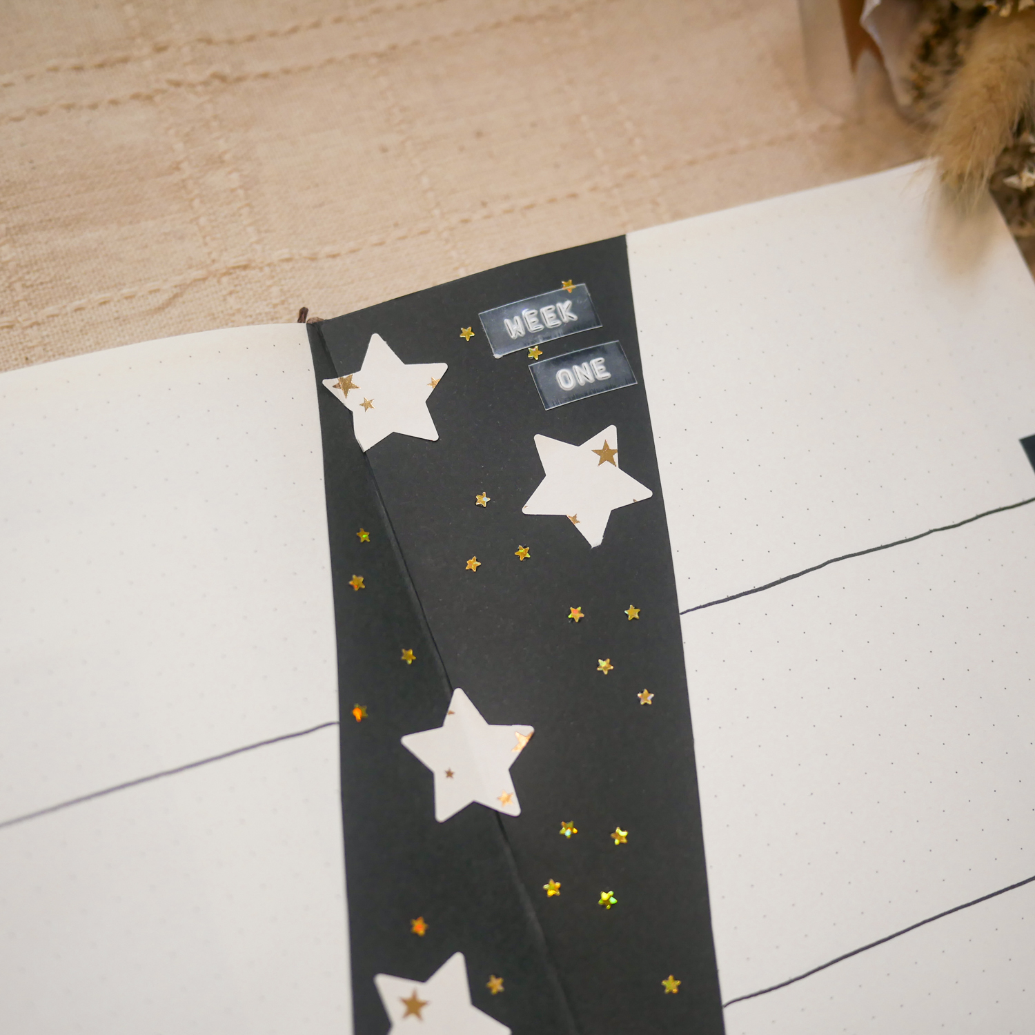 August Bullet Journal Setup - Starry Night Theme (Free Printable!) ⋆ ...