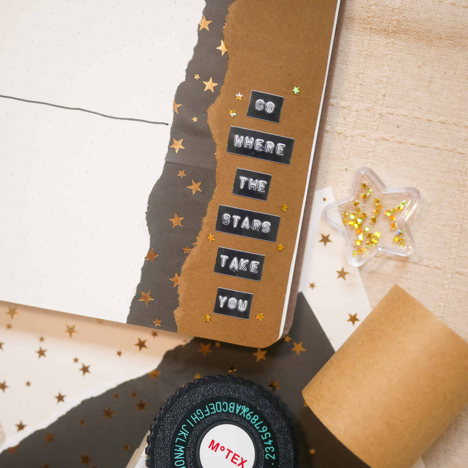 August Bullet Journal Setup - Starry Night Theme (Free Printable!) ⋆ ...