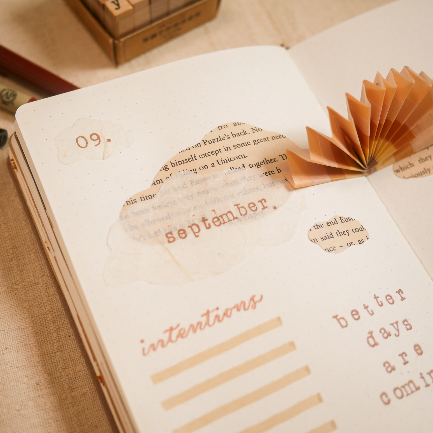 September Bullet Journal Setup - Clouds Theme (Free Printable!) ⋆ HAY ...