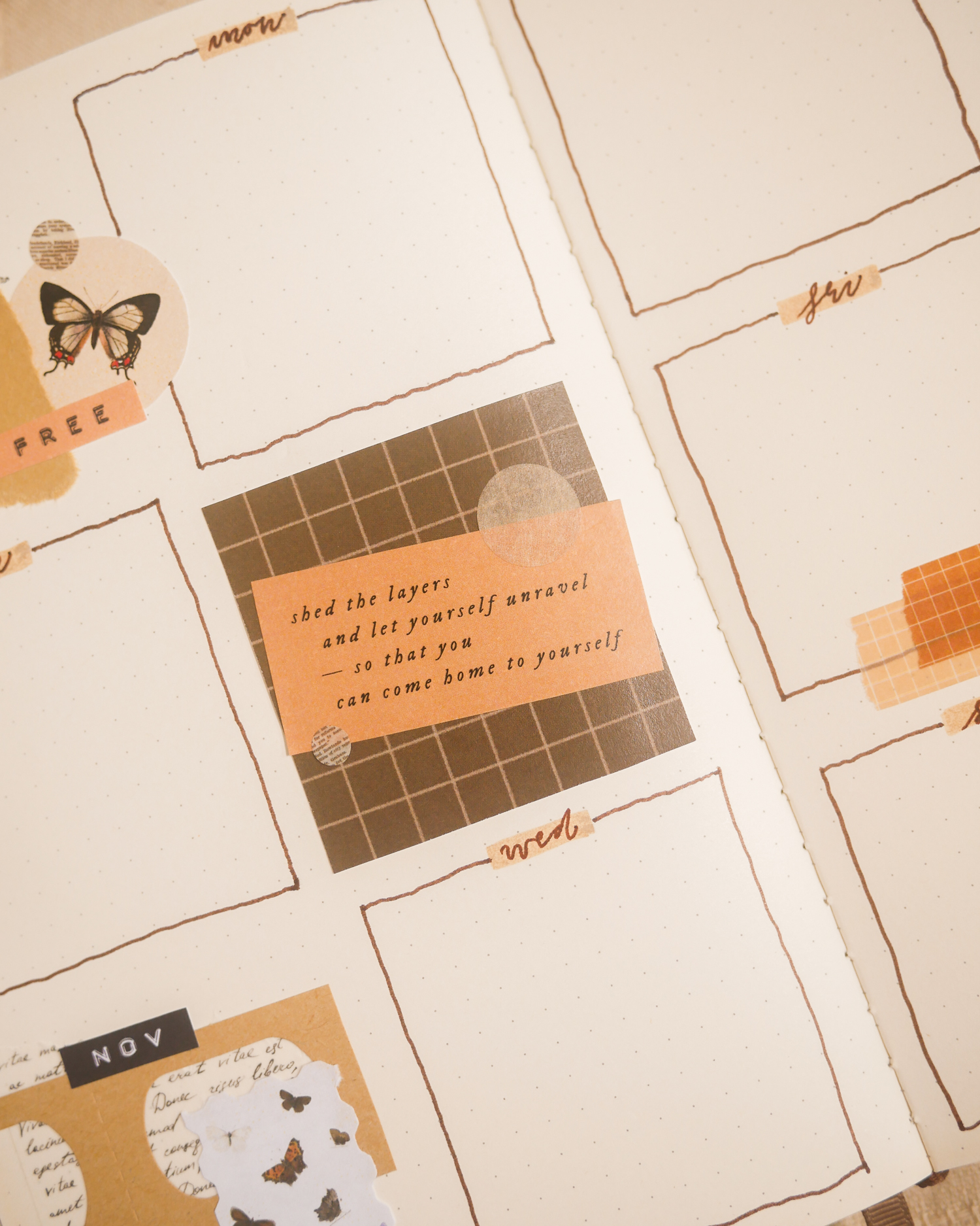November Bullet Journal Setup - Butterfly Theme (Free Printable!) ⋆ HAY ...