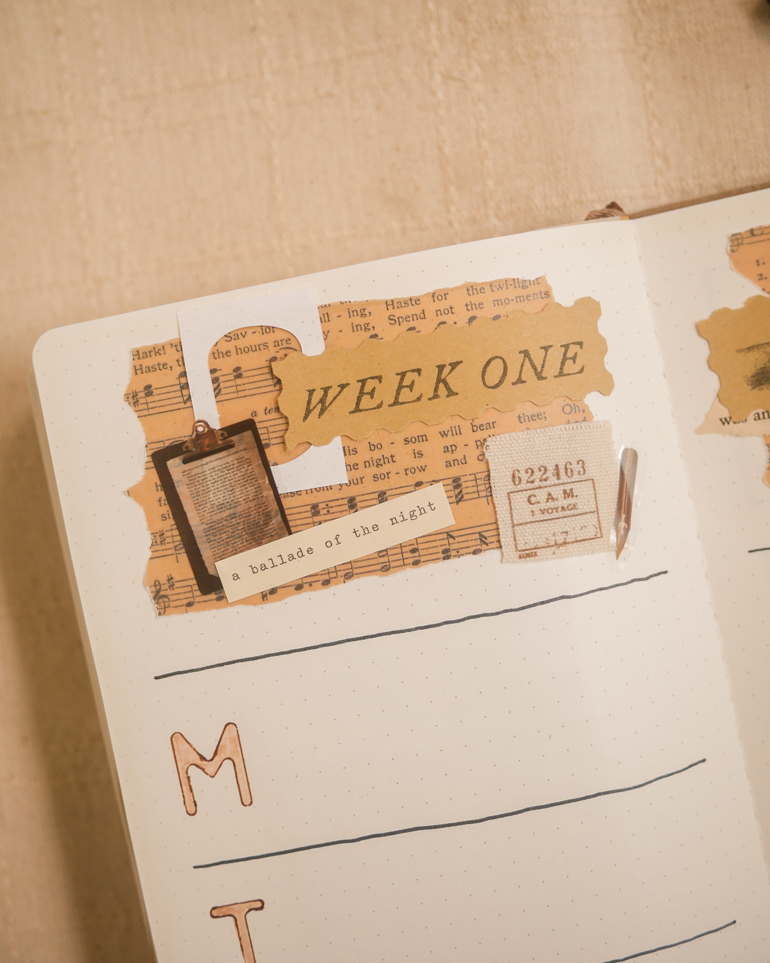 December Bullet Journal Setup - Vintage Theme ⋆ HAY studio