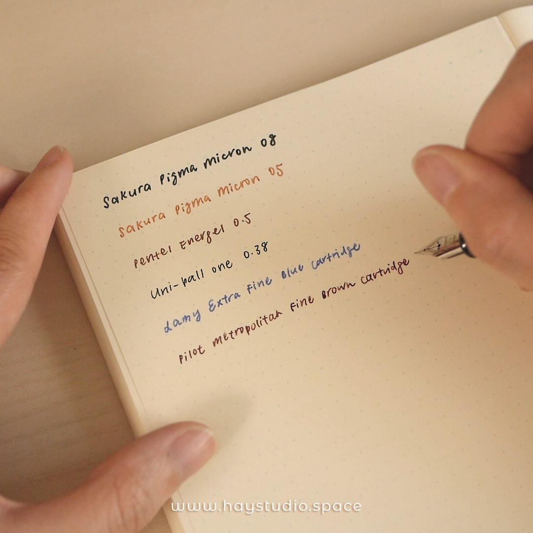 Midori Journal Review & Pen Test - Good for Bullet Journaling? ⋆ HAY studio