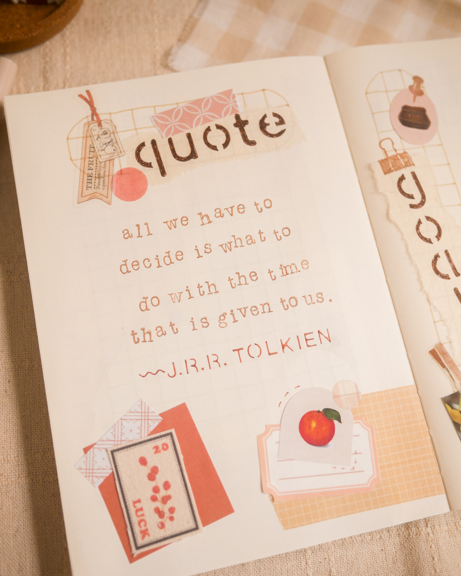 2023 Bullet Journal Setup - Refreshing Tangerine Mood Board Theme ⋆ HAY ...