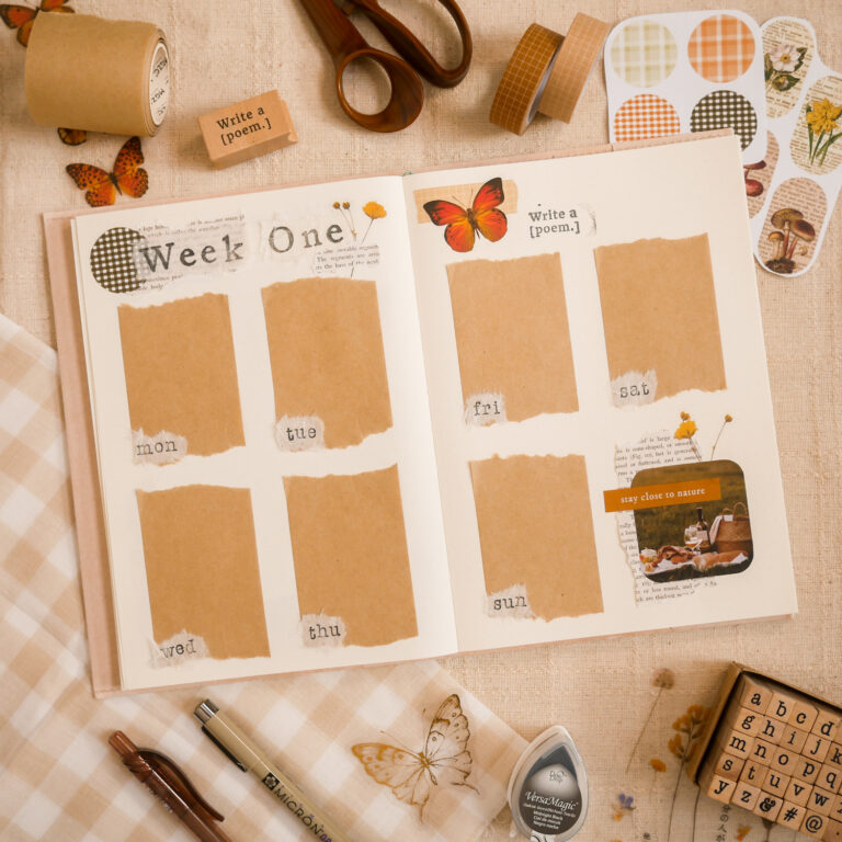 March Bujo Setup - Cottagecore Theme (Free Printable!) ⋆ HAY studio
