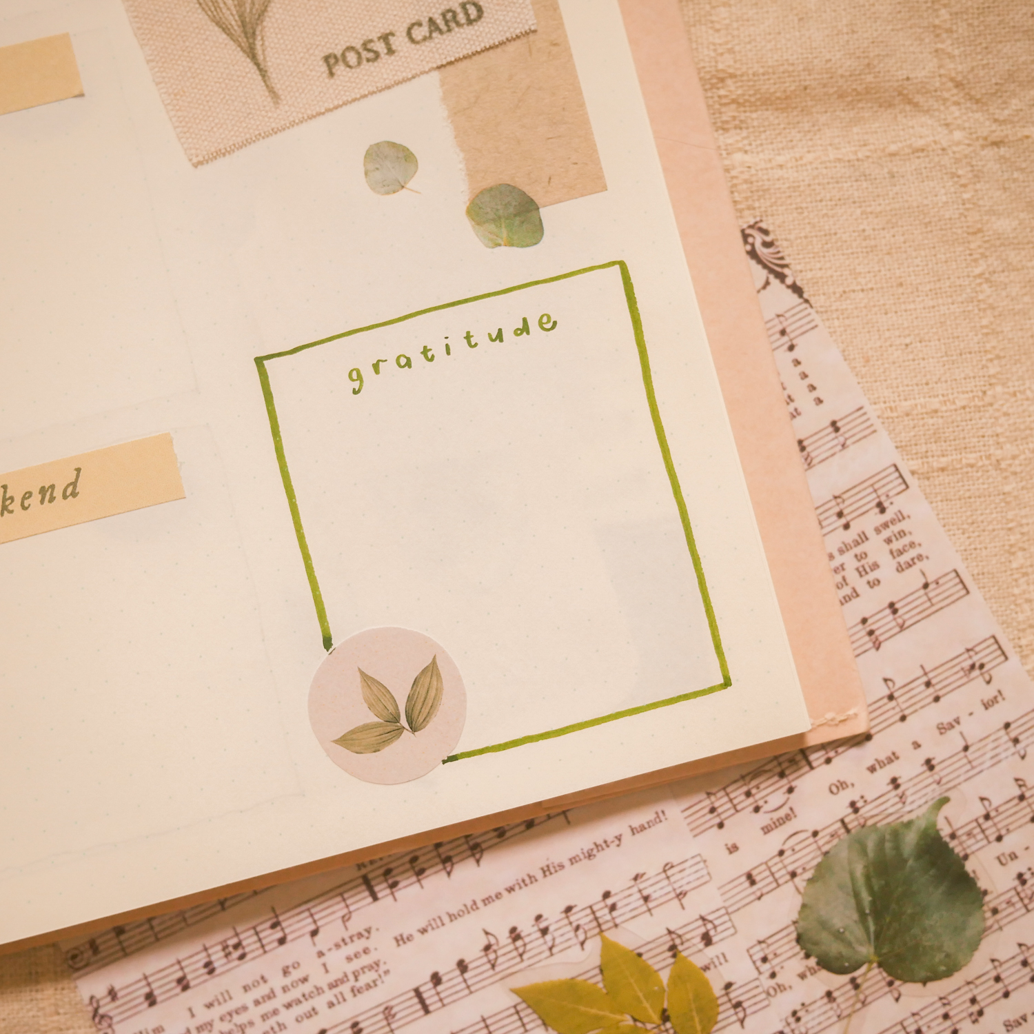 July Bujo Setup - Leaves Theme (Free Printable!) ⋆ HAY studio