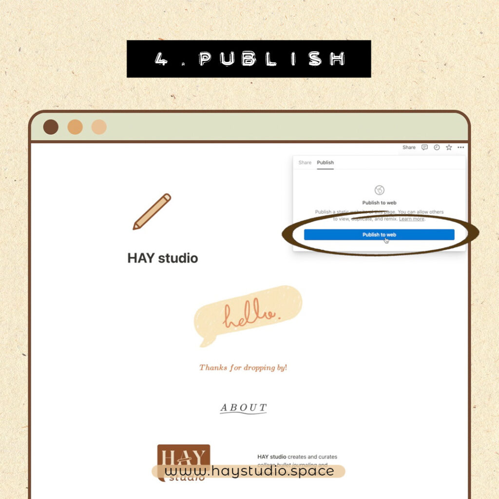 How to Make an Aesthetic Notion Link in Bio Page (Free Notion Template ...