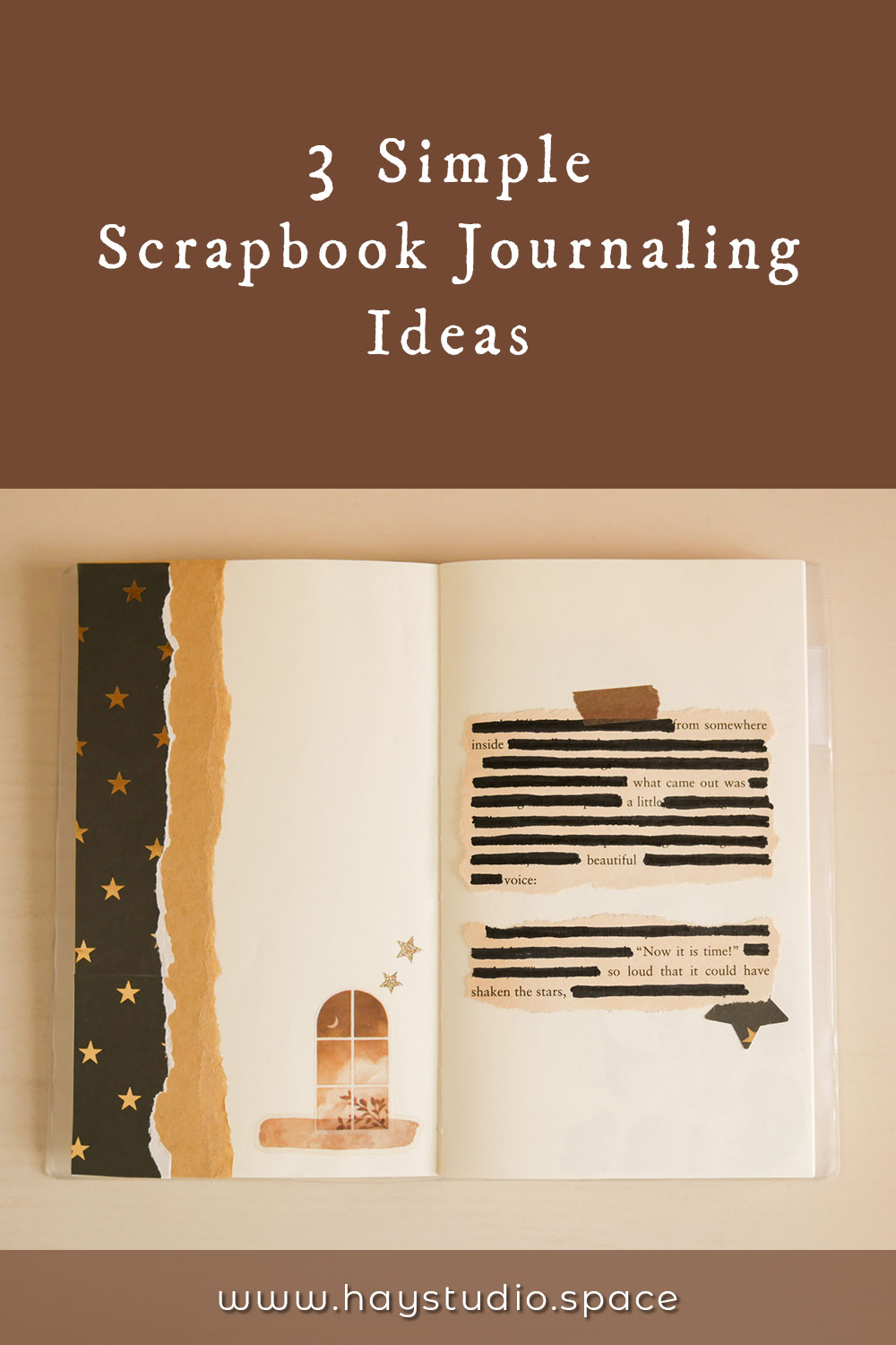 3 Simple and Creative Scrapbook Journal Ideas ⋆ HAY studio
