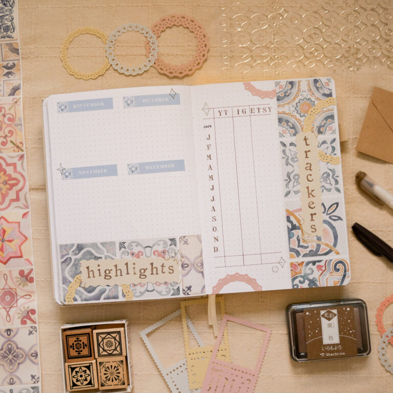 2025 Bullet Journal Setup - Mediterranean Theme (Free Printable!) ⋆ HAY ...