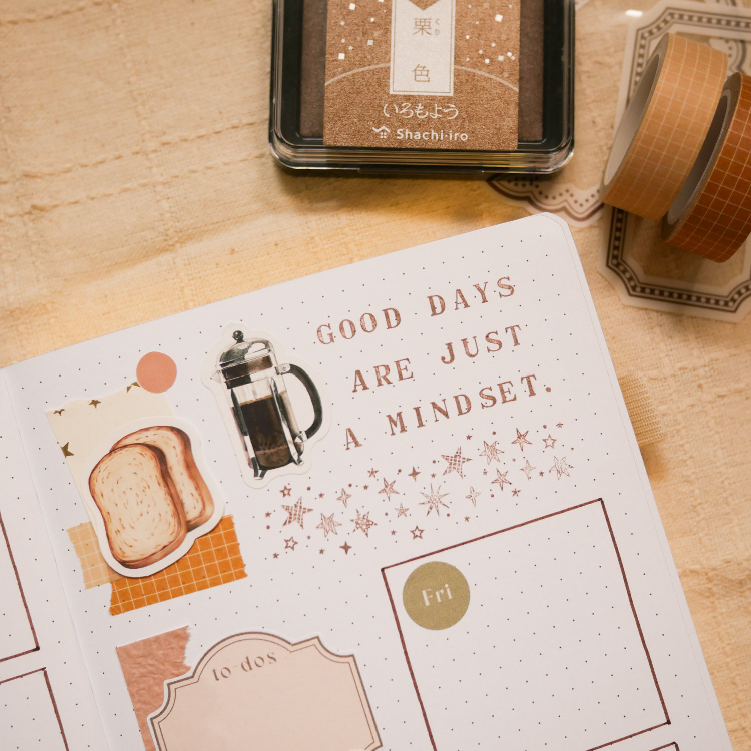 January Bujo Setup 2025 - Breakfast Theme (Free Printable!) ⋆ HAY studio