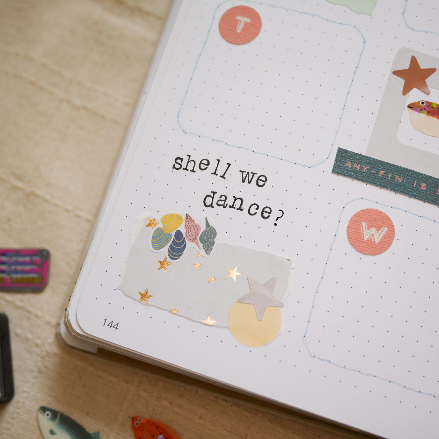 November Bujo Setup 2025 - Sea Creatures Theme (Free Printable!) ⋆ HAY ...